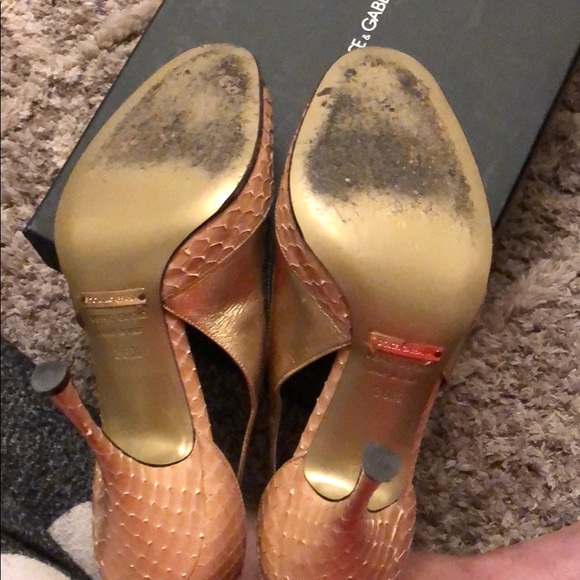 Dolce & Gabbana | Shoes | Dolce Gabbana 2 Toned Colored Heels | Poshmark